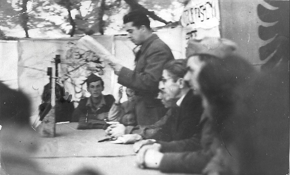 “In Helma t Skrapar, when the German major, who was brought to us by ...